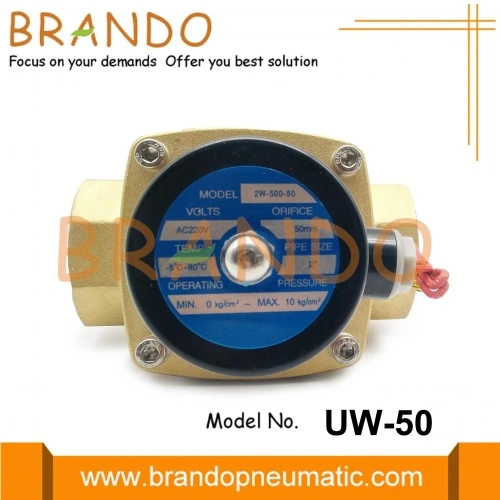 2W500-50 UW-50 UNi-D Type G2'' Liquid Solenoid Valve China Manufacturers Suppliers Factory Exporter
